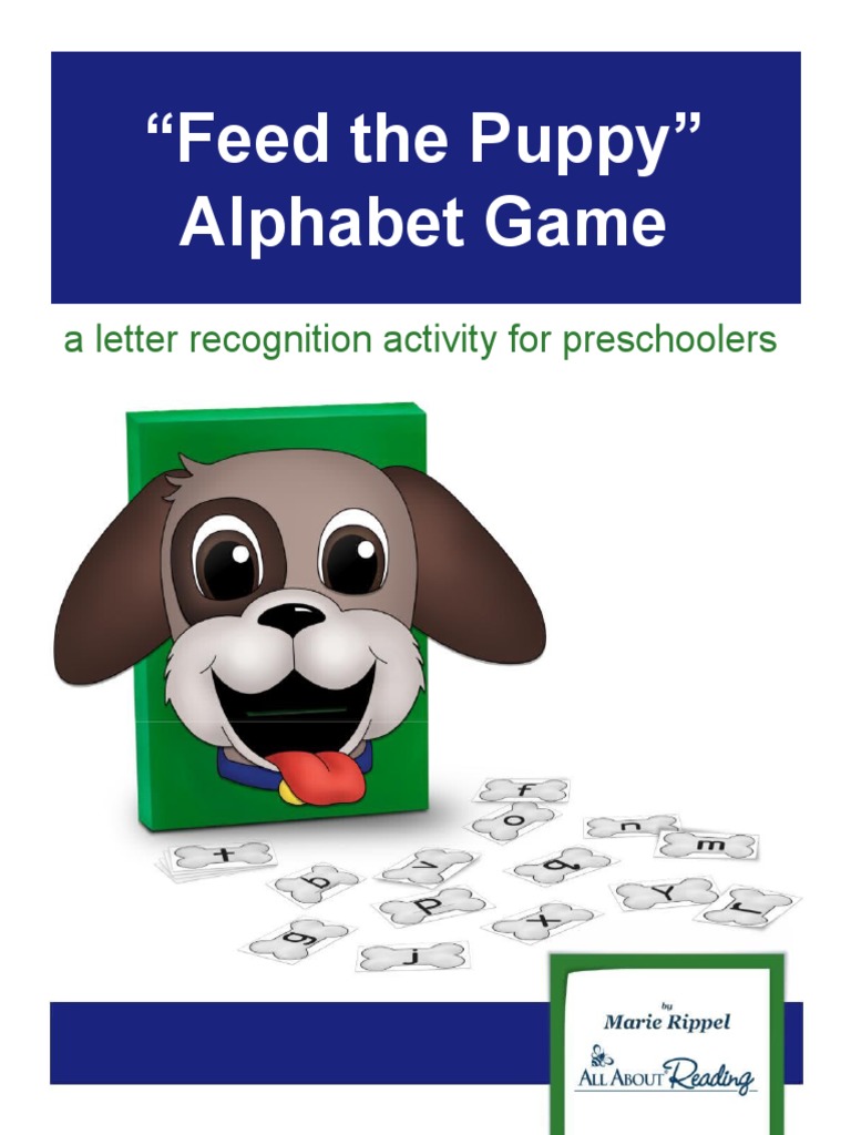 "Feed The Puppy" Alphabet Game: A Letter Recognition Activity For ...