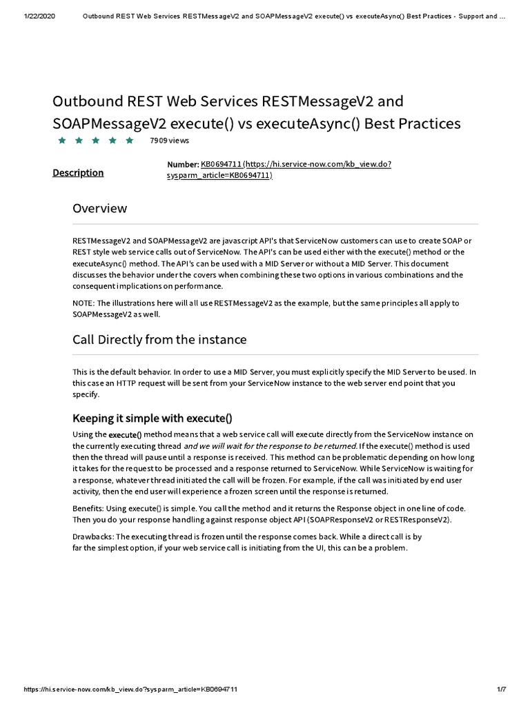 Outbound REST Web Services RESTMessageV2 and SOAPMessageV2 Execute Vs ...