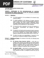 The Basics On The Bureau of Customs E2m-Customs | PDF | Debits And ...