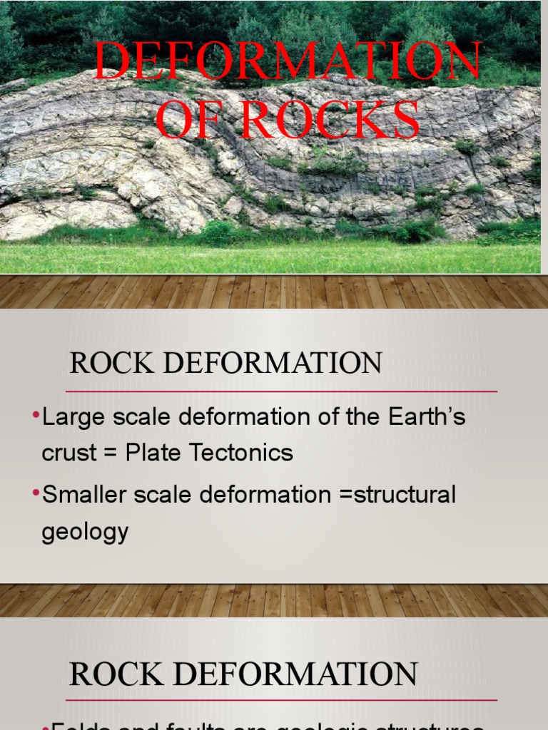 Deformation of Rocks | PDF | Deformation (Engineering) | Structural Geology