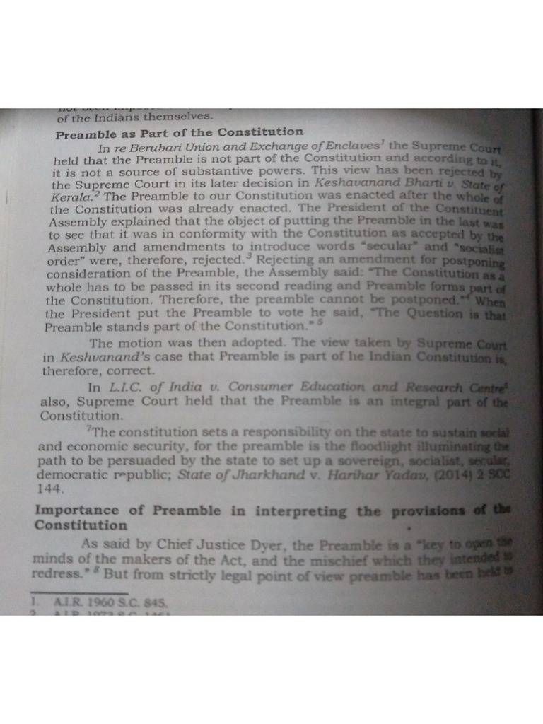 Constitution Preamble | PDF