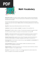The Complete Mathematical Terms Dictionary | PDF | Fraction ...