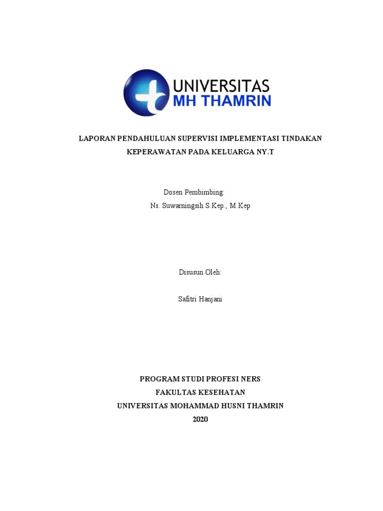 LP Implementasi Supervisi Keluarga | PDF