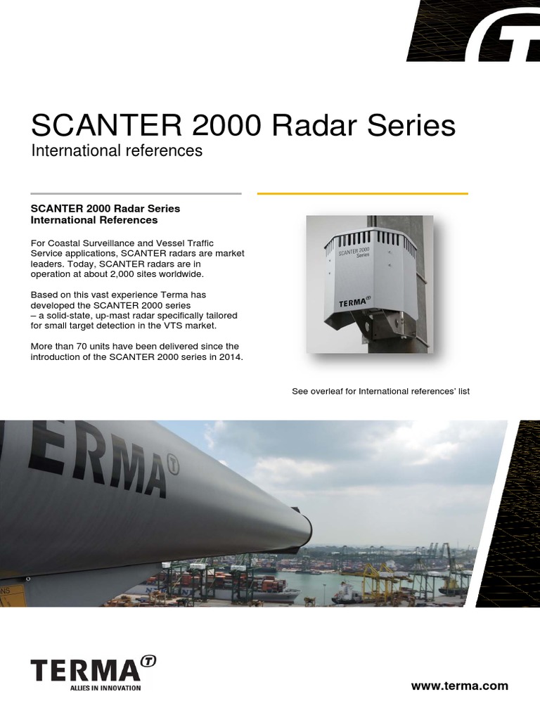 SCANTER 2000 Radar Series: International References | PDF