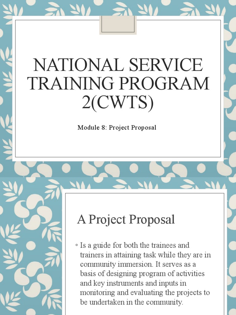 NSTP Project Proposal Guide | PDF | Computing | Business