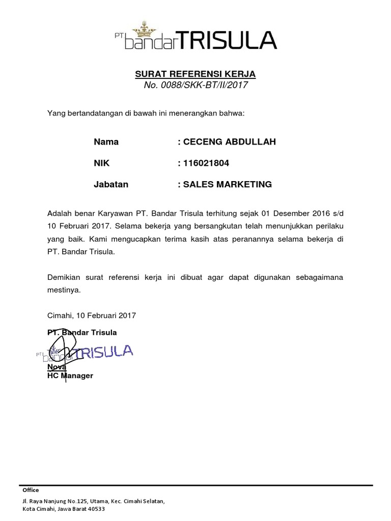 PT Bandar Trisula | PDF