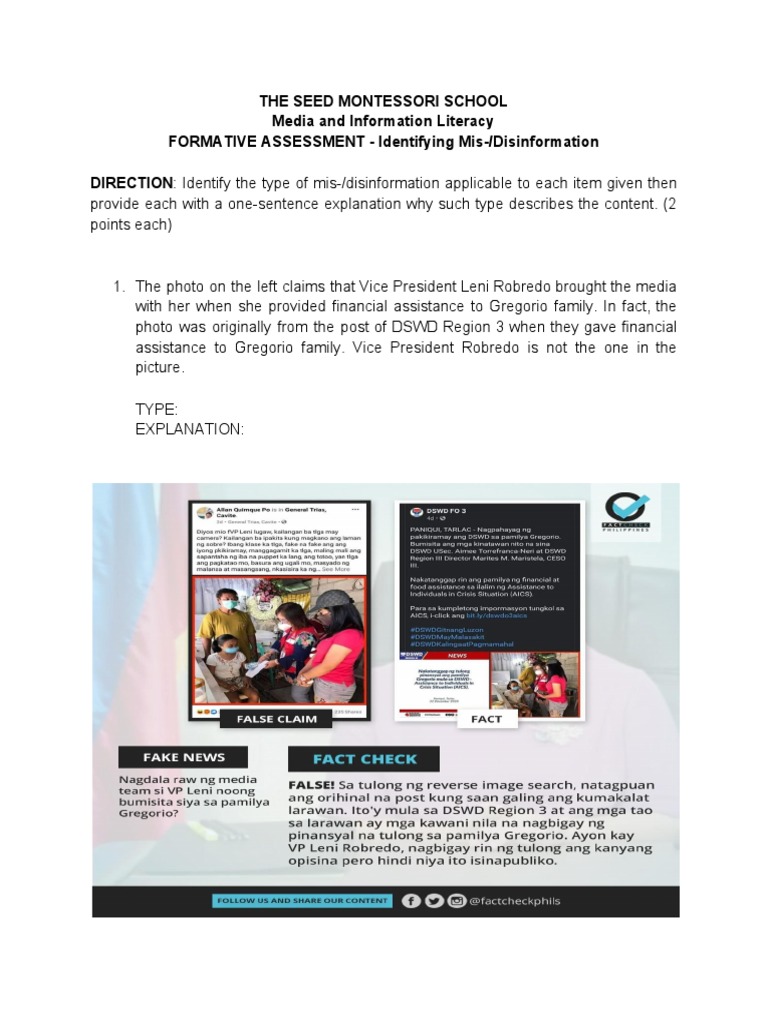 Identifying Misinformation Types in Media | PDF | Communication