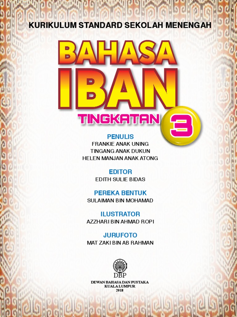 Buku Teks Digital KSSM - Bahasa Iban Tingkatan 3 | PDF