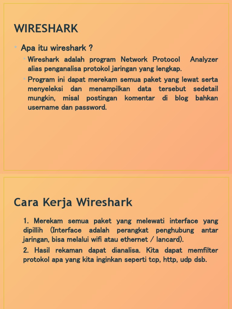 Wireshark | PDF