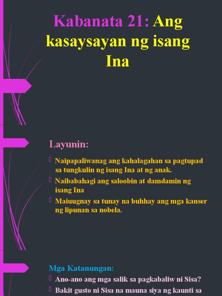 Kabanata 21 ELFILI | PDF