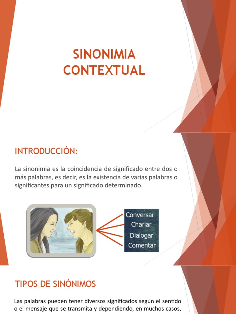 Sinonimia Contextual | PDF
