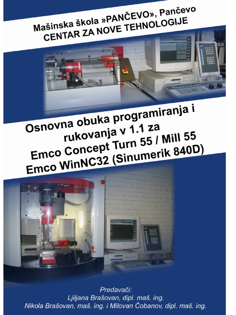 Prirucnik Za Osnovnu Obuku Programiranja Sinumerik - 840D V1 - 1 | PDF