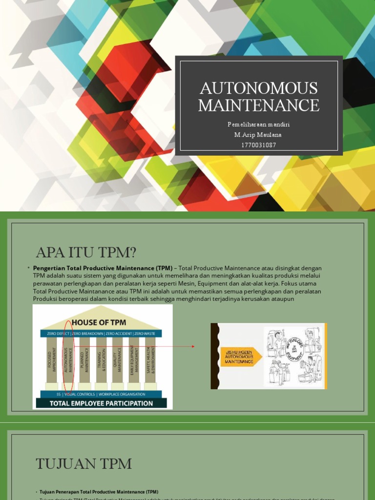Autonomous Maintenance | PDF