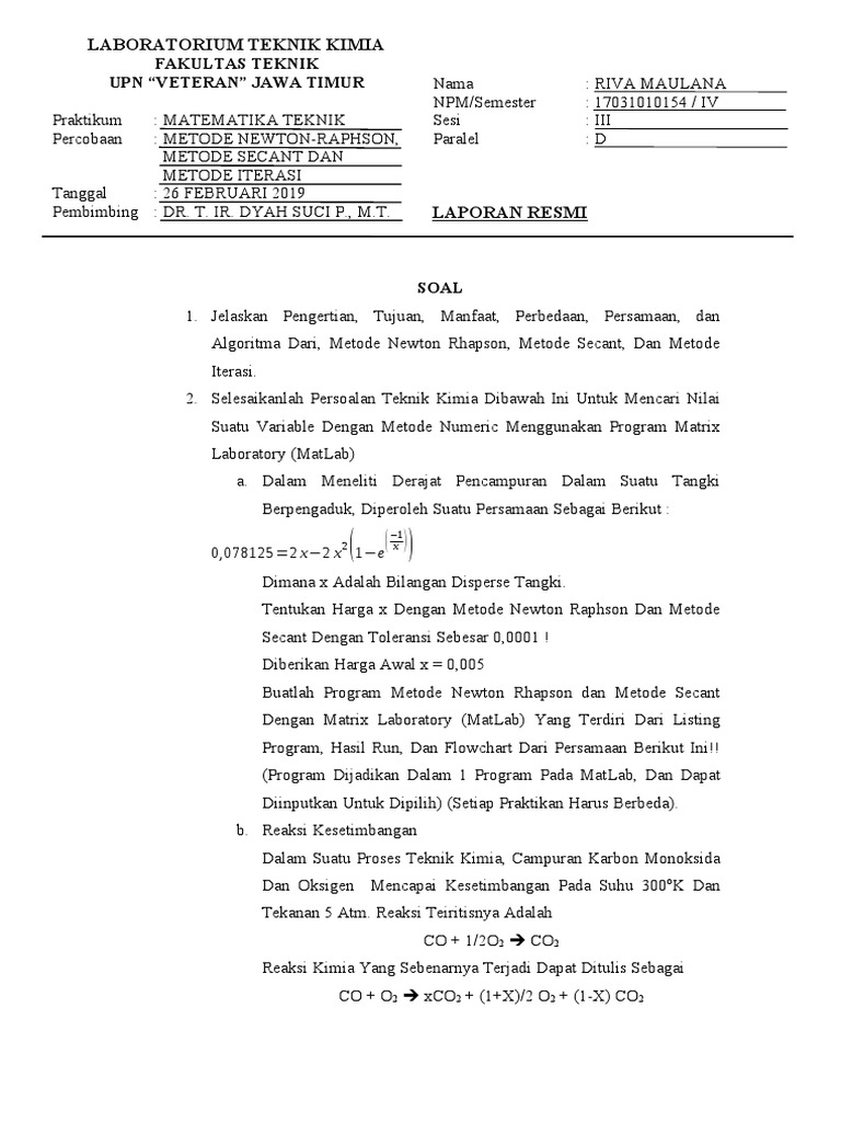 3 Lapres Matek Modul 3 | PDF