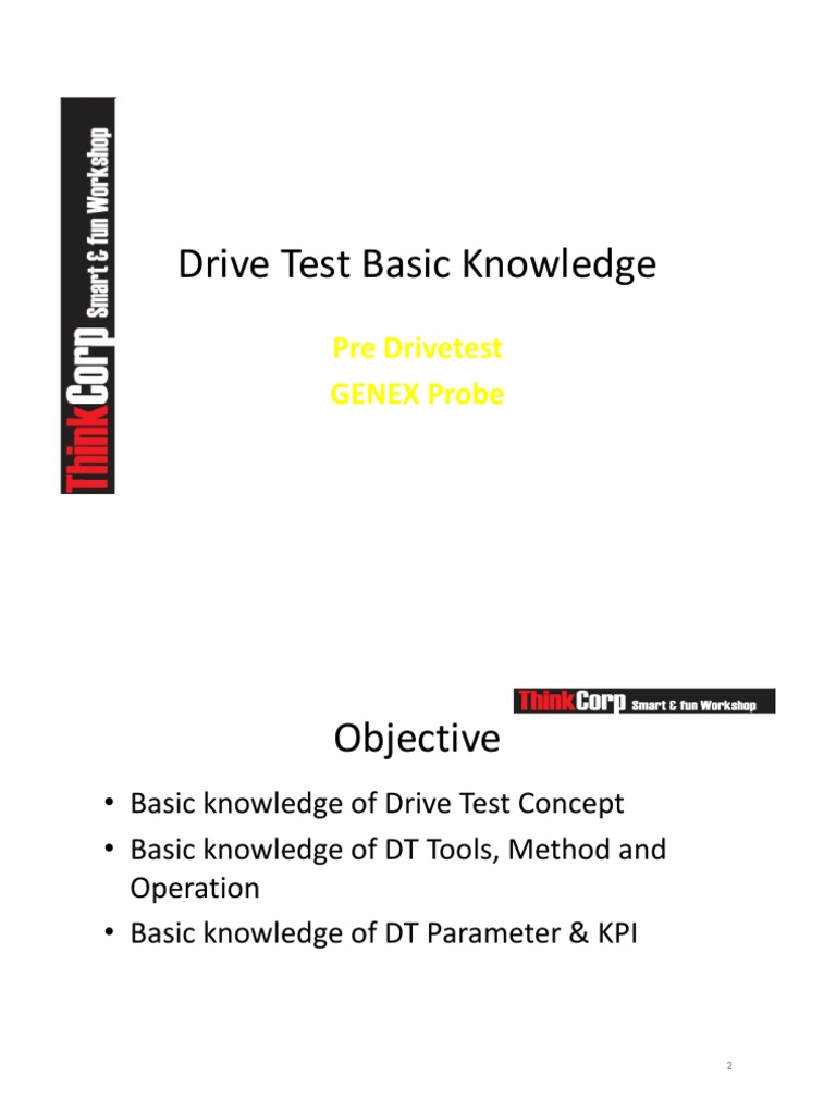 Drive Test Basic Knowledge: Pre Drivetest GENEX Probe | PDF | Antenna ...