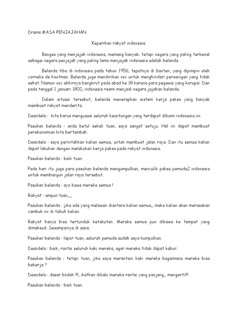 Kisah Kelam Penjajahan Belanda | PDF | Dewasa Muda