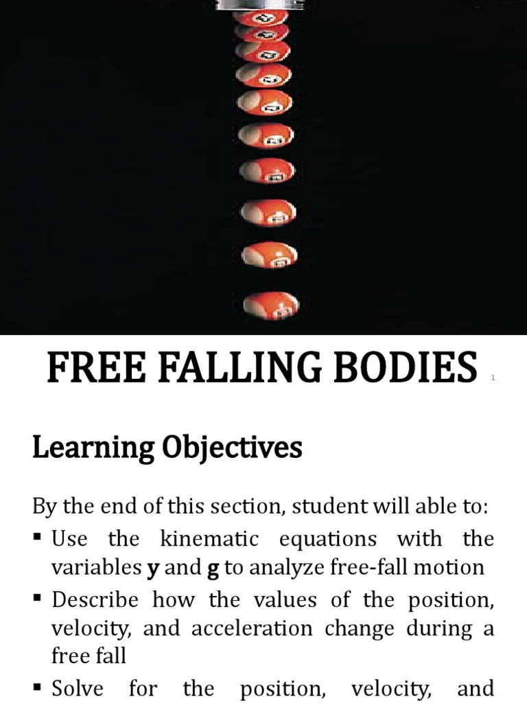 Free Fall | PDF | Acceleration | Velocity