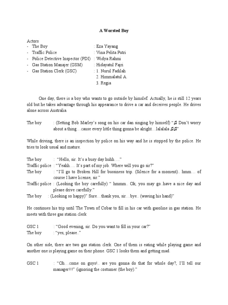 Drama Conversation | PDF