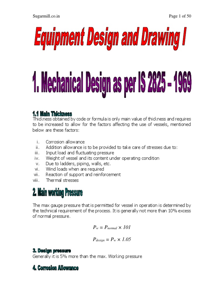 Equipment Design Part 1 | PDF | Heat Transfer | Area