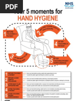 Your 5 Moments For Hand Hygiene Poster | PDF | Hygiene | Infection Control