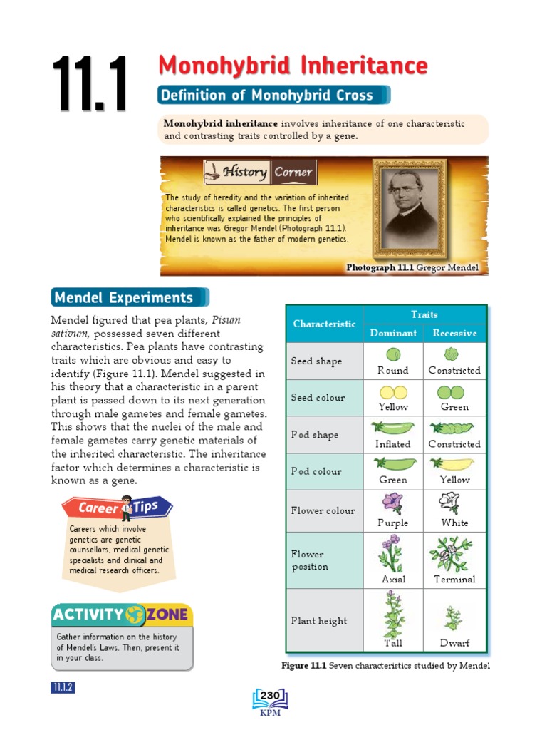 Buku Teks Digital KSSM - Biology Form 5 - DLP Part 2 | PDF | Dominance ...