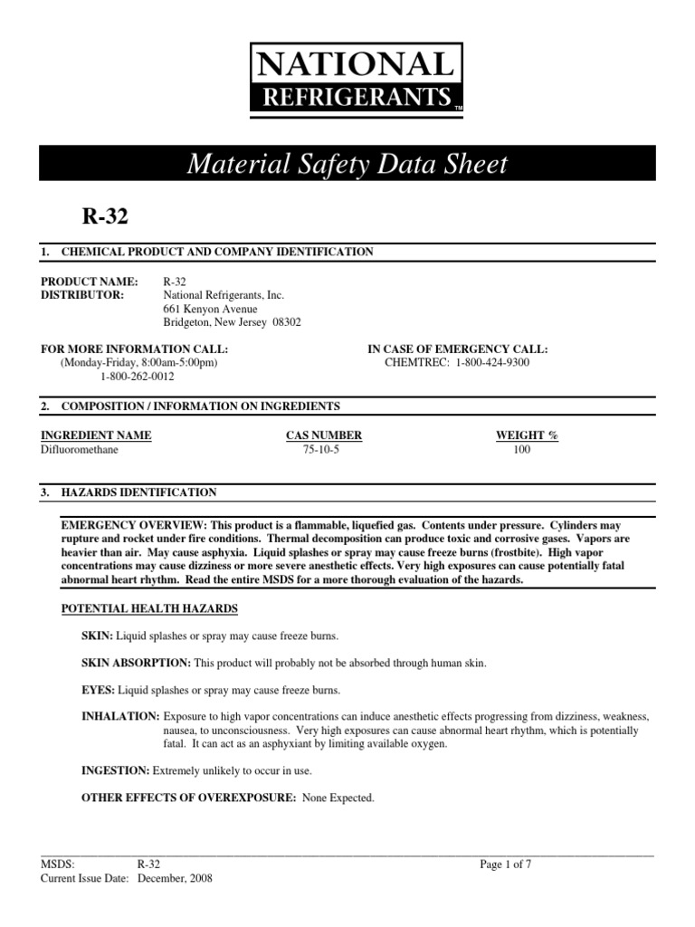 Material Safety Data Sheet | PDF | Magnesium | Firefighting