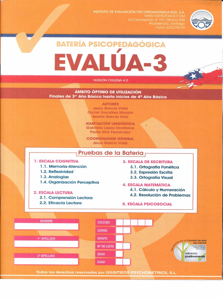 Evalua3 4.0 | PDF