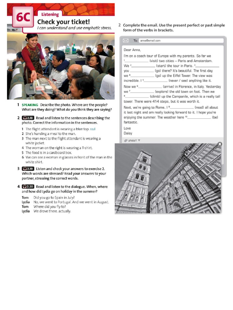 Present Perfect - Listening | PDF