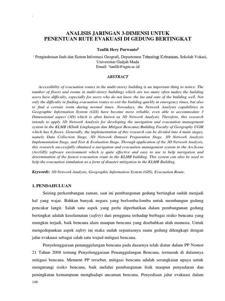 Taufik Hery Purwanto, 3-Dimension Network Analysis For Determination of ...