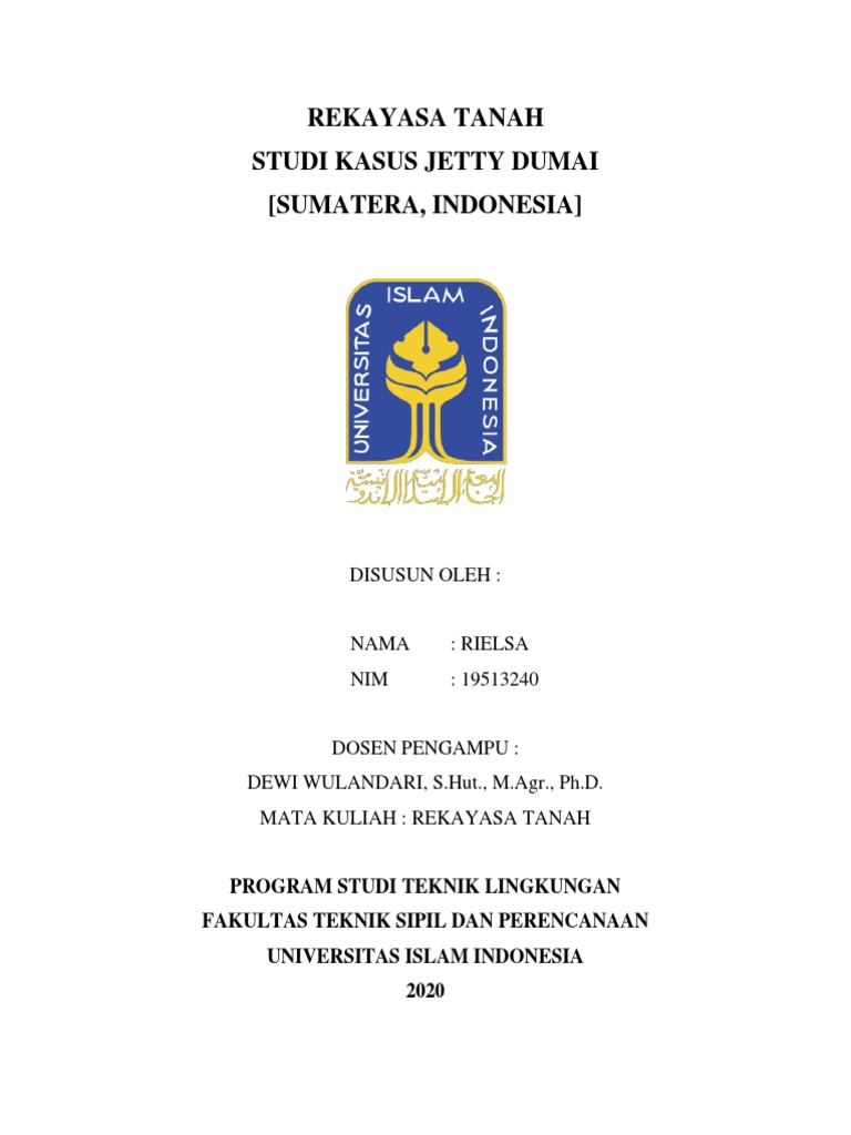 Rielsa - 19513240 - Makalah Investigasi Tanah - Rektan | PDF