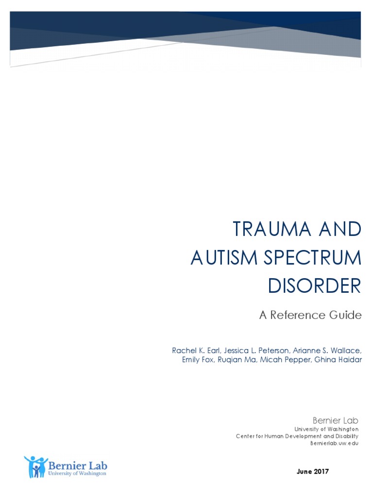 Trauma and Autism Spectrum Disorder | PDF | Autism Spectrum ...