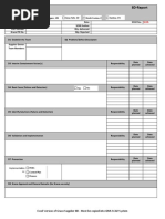 8D Report Template | PDF