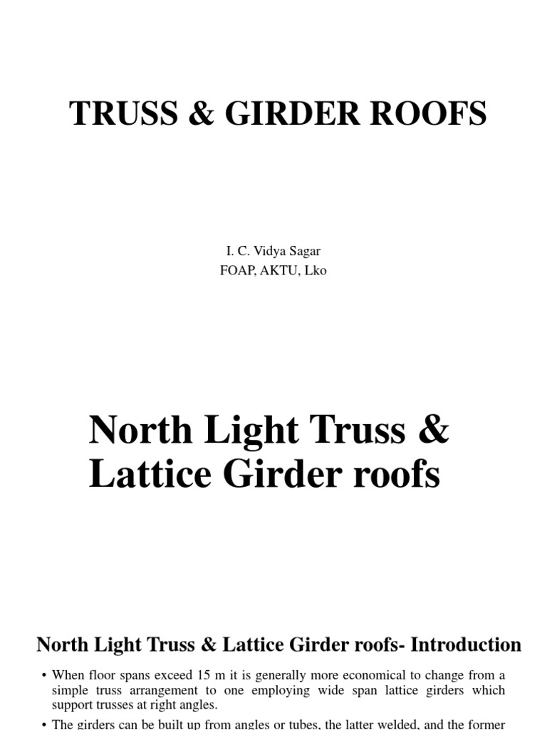 Truss and Gridder Roof | PDF | Truss | Building