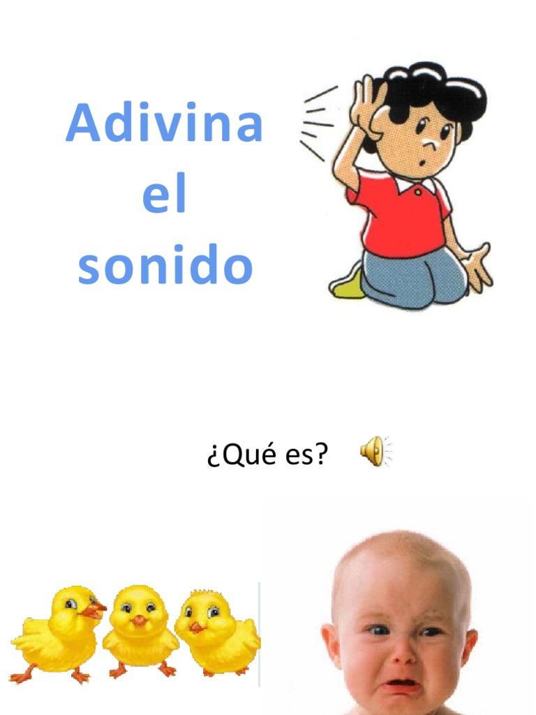 Adivina El Sonido | PDF