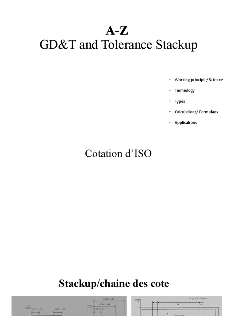 GD&T and Tolerance Stackup: - Working Principle/ Science - Termiology ...
