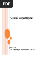 SANRAL Geometric Design Guide | PDF | Interchange (Road) | Road