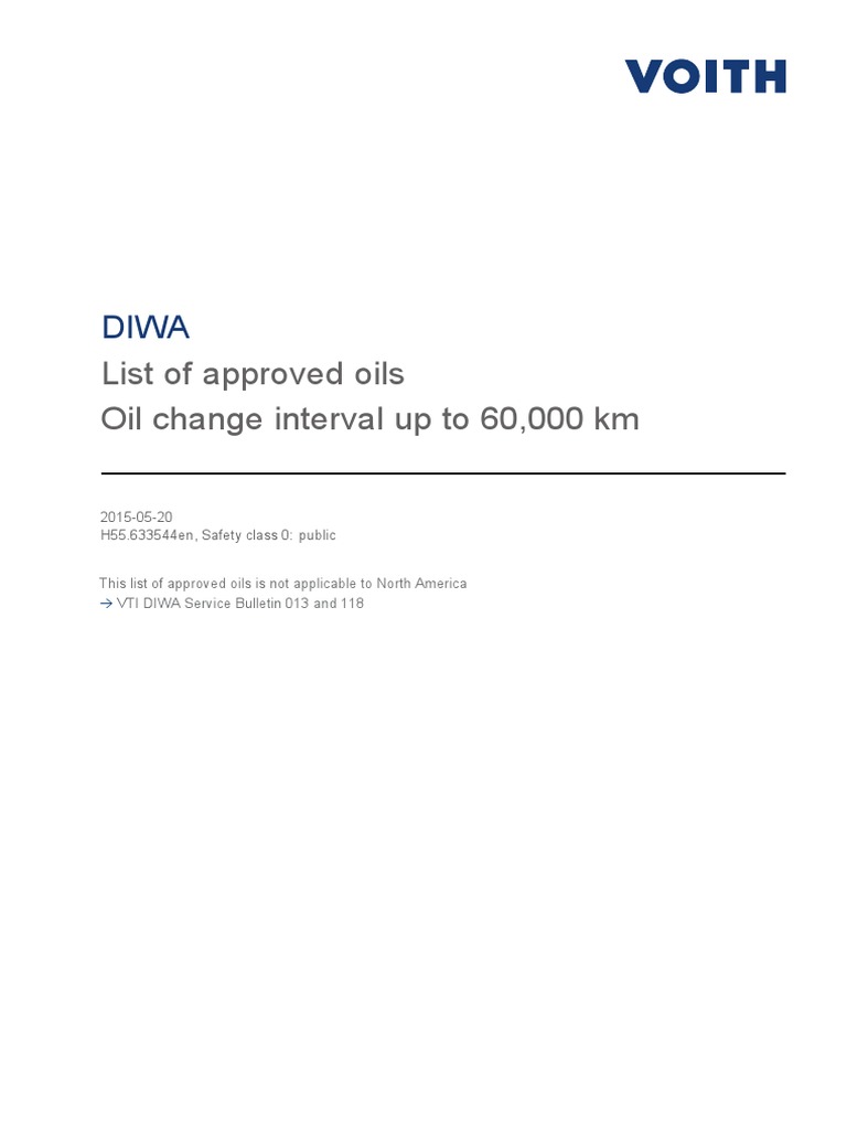 List of Approved Oils Oil Change Interval Up To 60,000 KM: 2015-05-20 ...