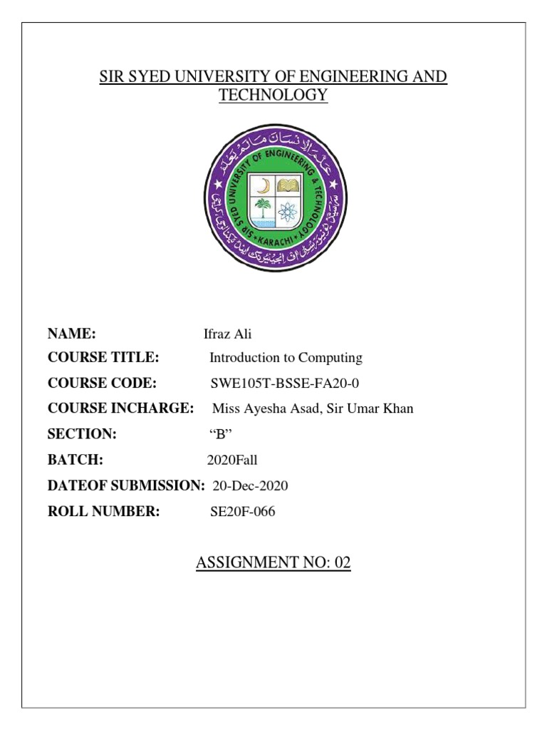 ITC Assignment 02 (Sub) | PDF | Operating System | Hard Disk Drive