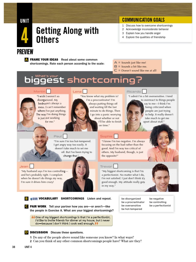 Getting Along With Others: Biggest | PDF | Anger | Friendship