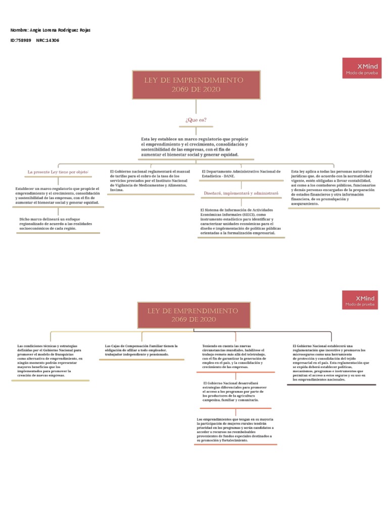 Ley 2069 - Mapa Conceptual | PDF