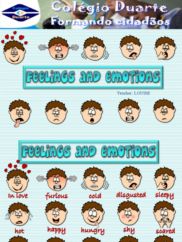 Slide Feelings and Emotions | PDF