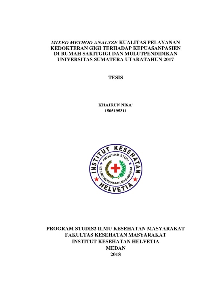 Contoh Halaman Cover Penelitian | PDF