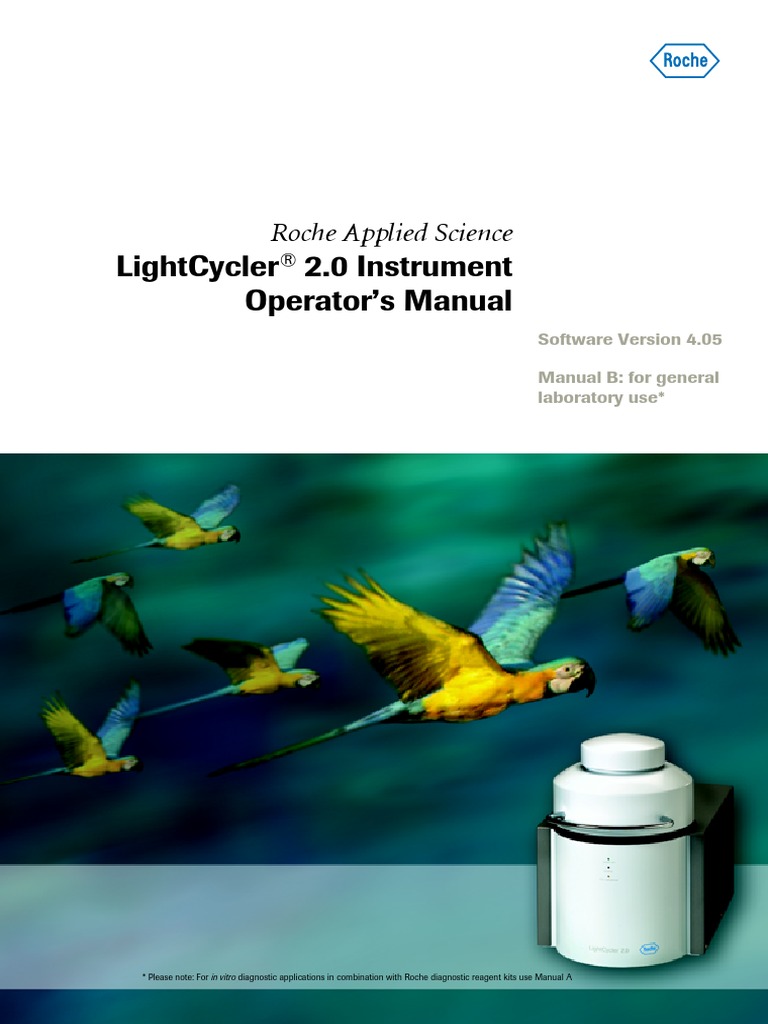 PCR RealTime - LightCycler - 2-0-Instrument-Operators-Manual | PDF ...