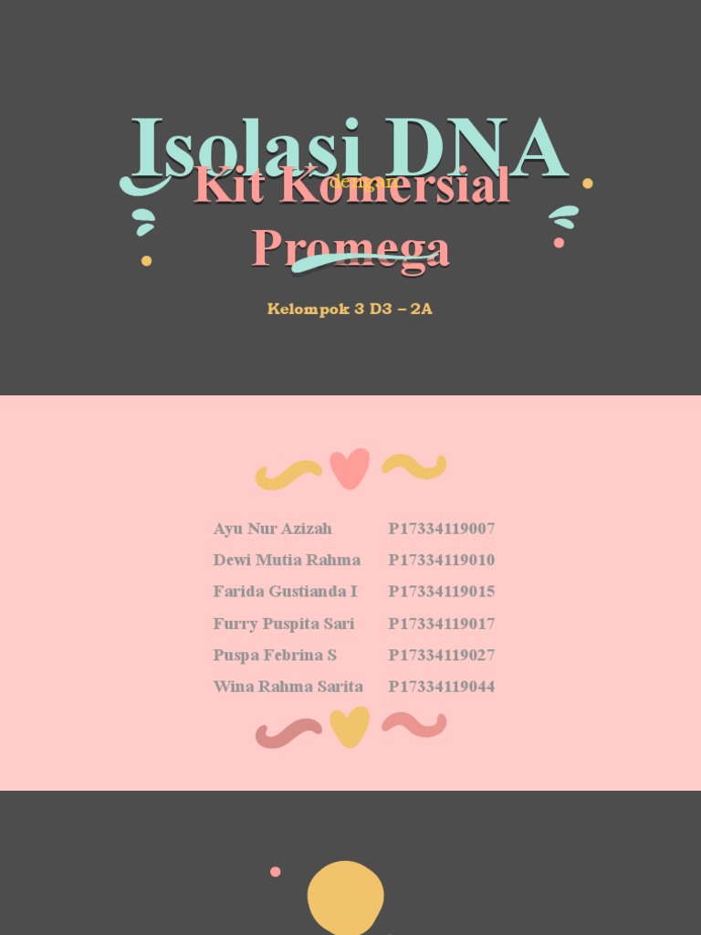 Prosedur Isolasi DNA Menggunakan Kit | PDF