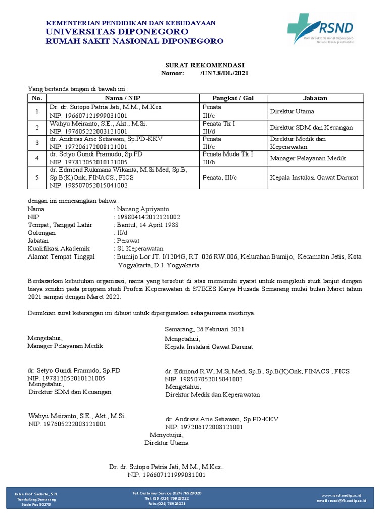 Contoh S Rekom | PDF