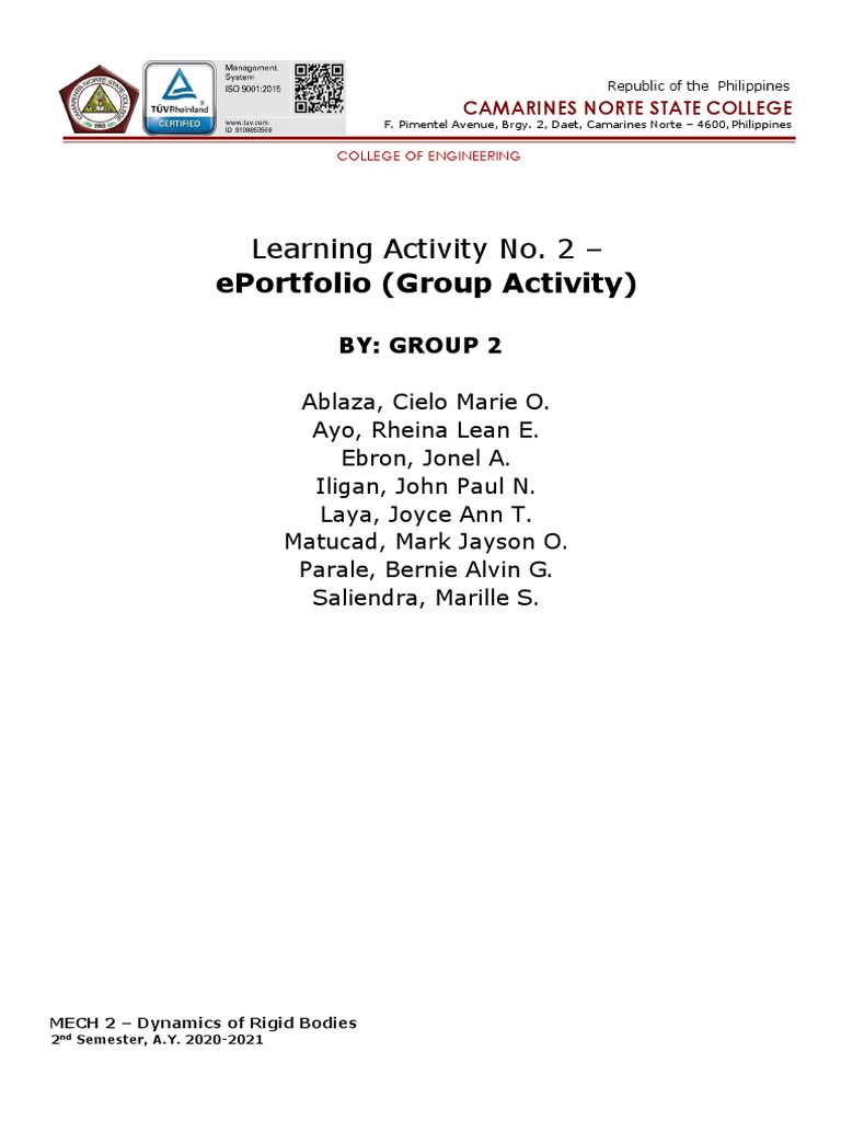LA2 Compilation Group 2 | PDF | Takeoff | Acceleration