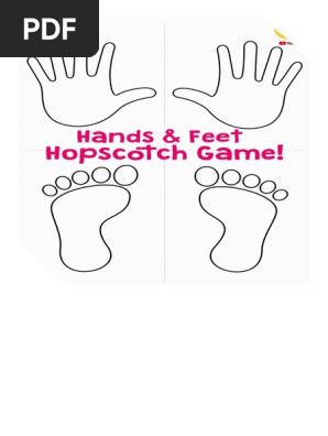 Printable Hopscotch Hands And Feet Game Kids Learning, 49% OFF