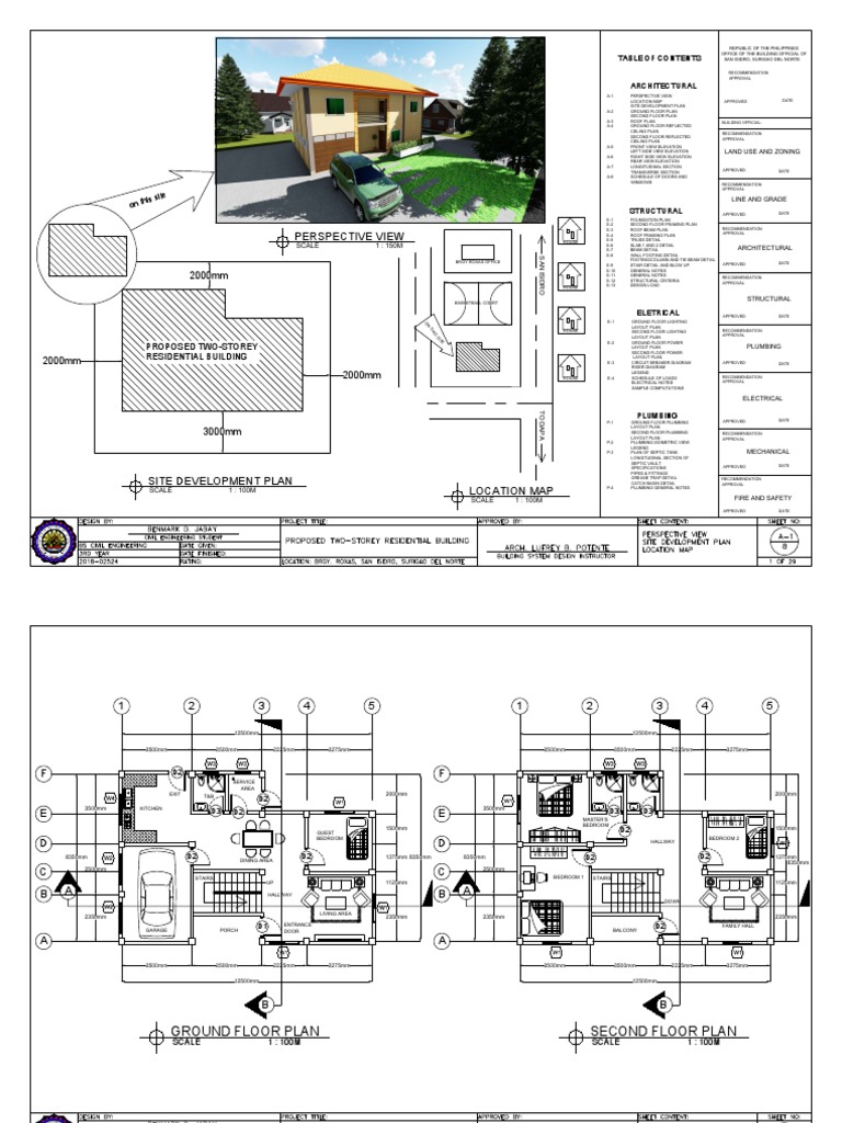 Perspective View: On This Site | PDF | Components | Building Engineering