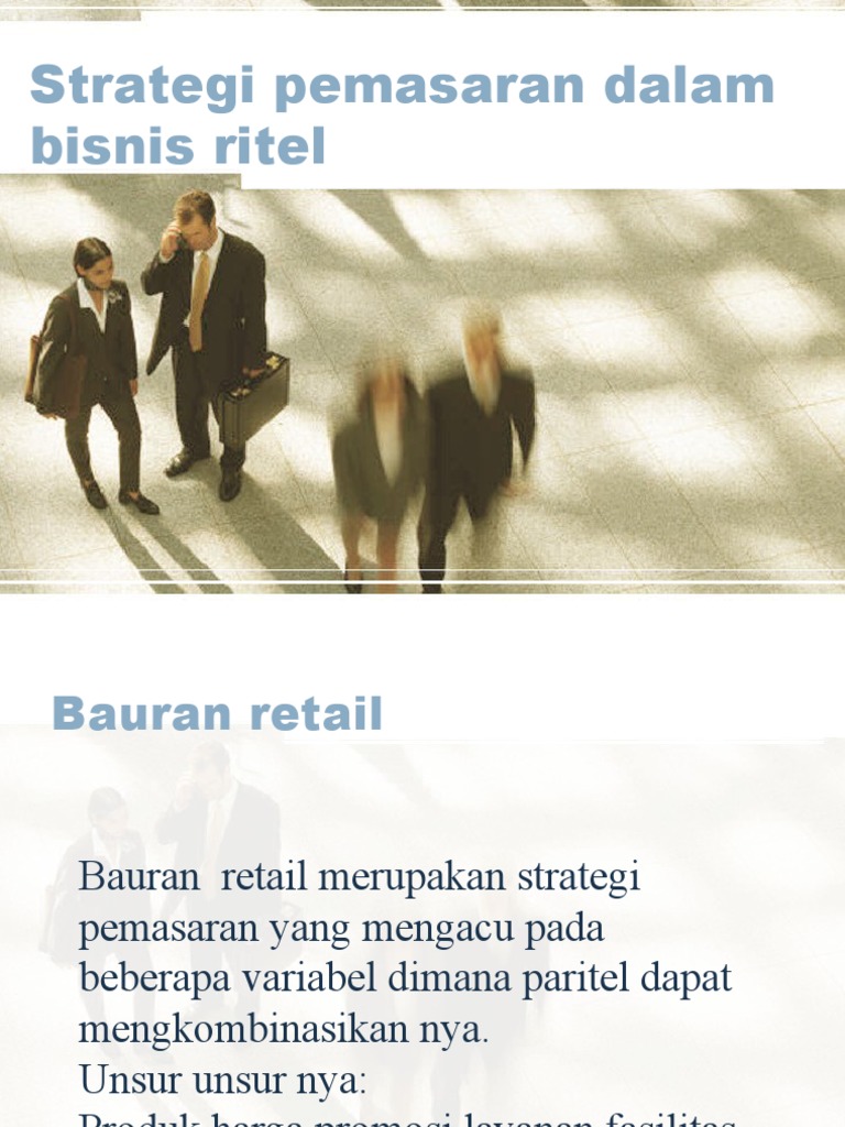 Strategi Pemasaran Dalam Bisnis Ritel | PDF