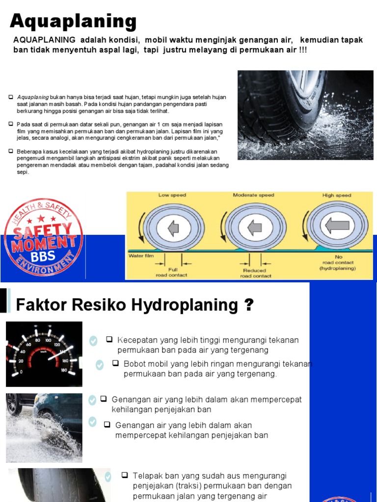 Memahami Aquaplaning dan Keamanannya | PDF